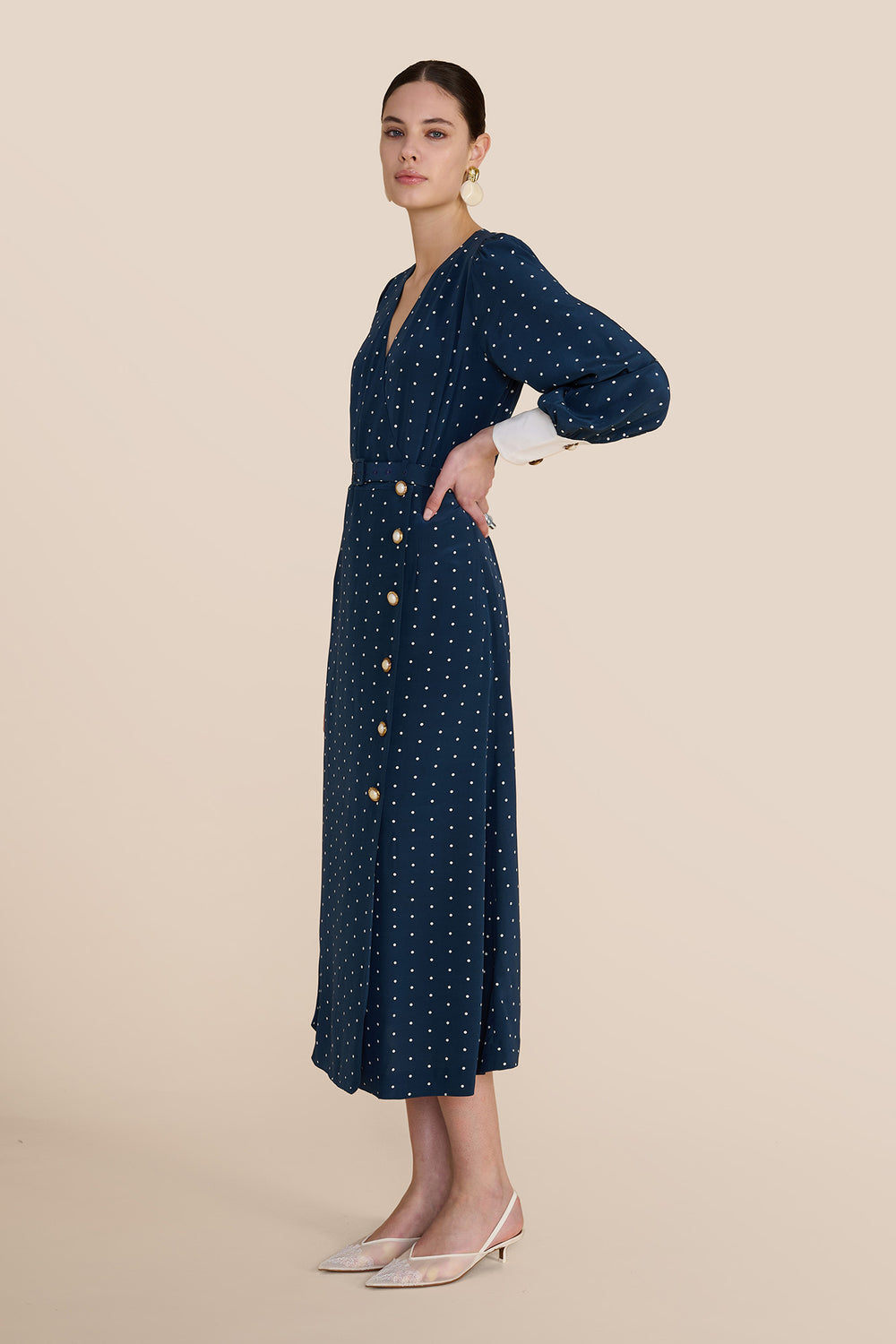 Amanda Polka Dot Dress