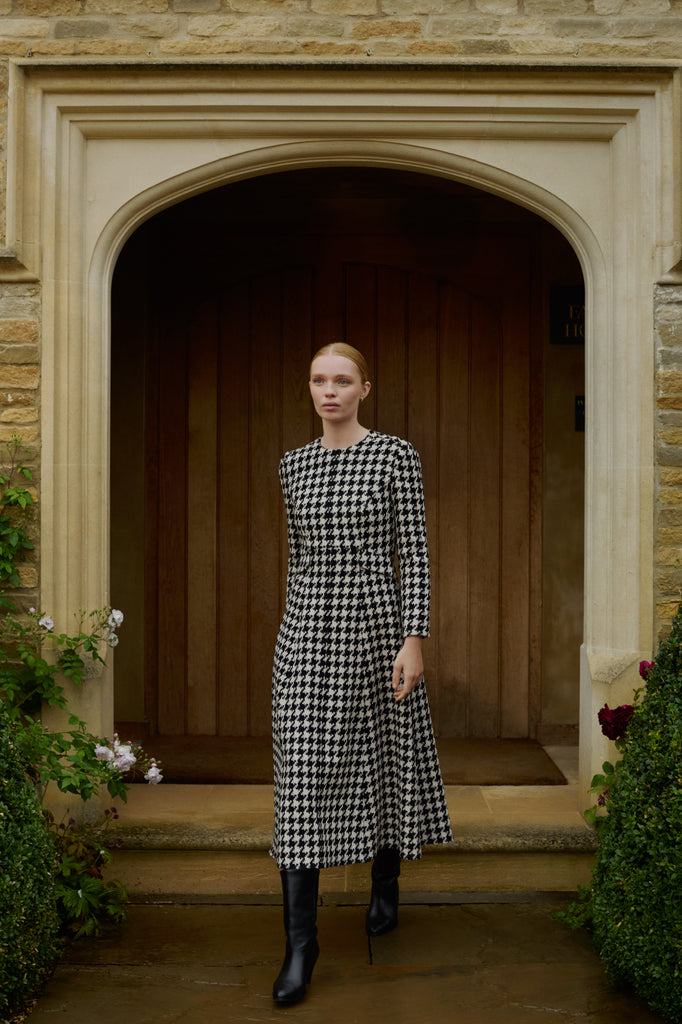 Constance Houndstooth Dress – Beulah London