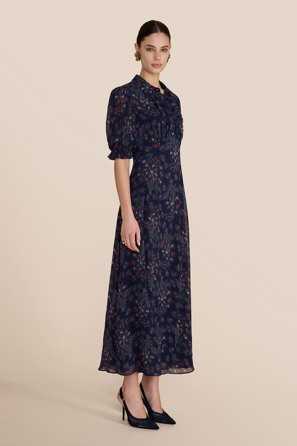 Ramona Navy Heart Dress | Occasion | Beulah London