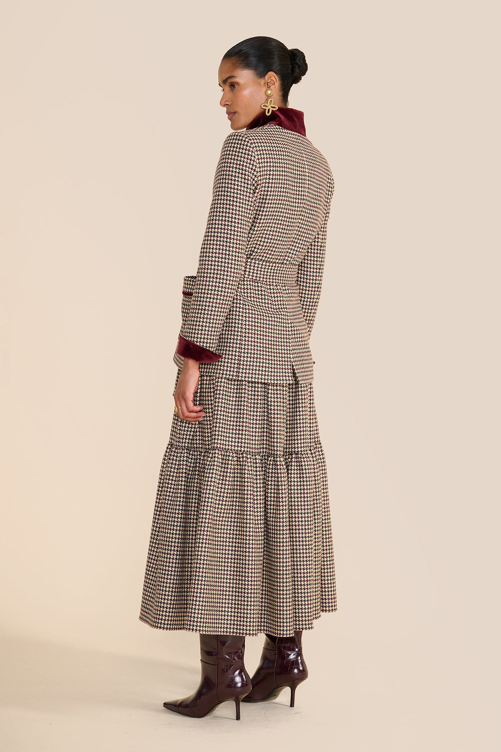 Vesta Country Check Jacket | Ehtically Made Layering by Beulah