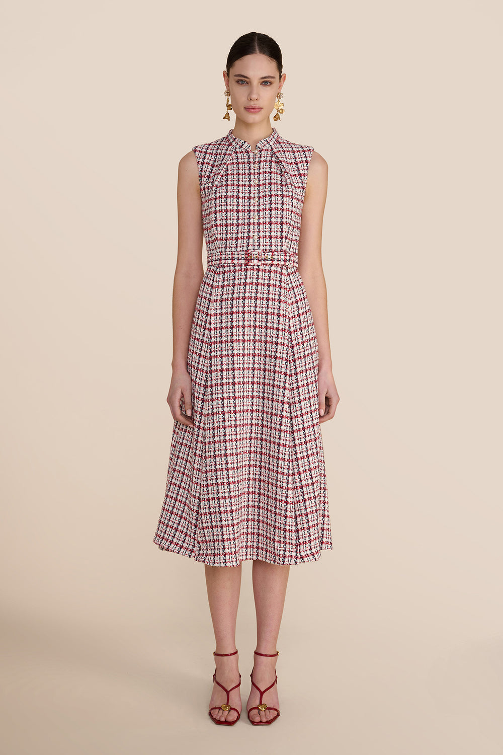 Ahana Check Dress | Sleeveless | Beulah London